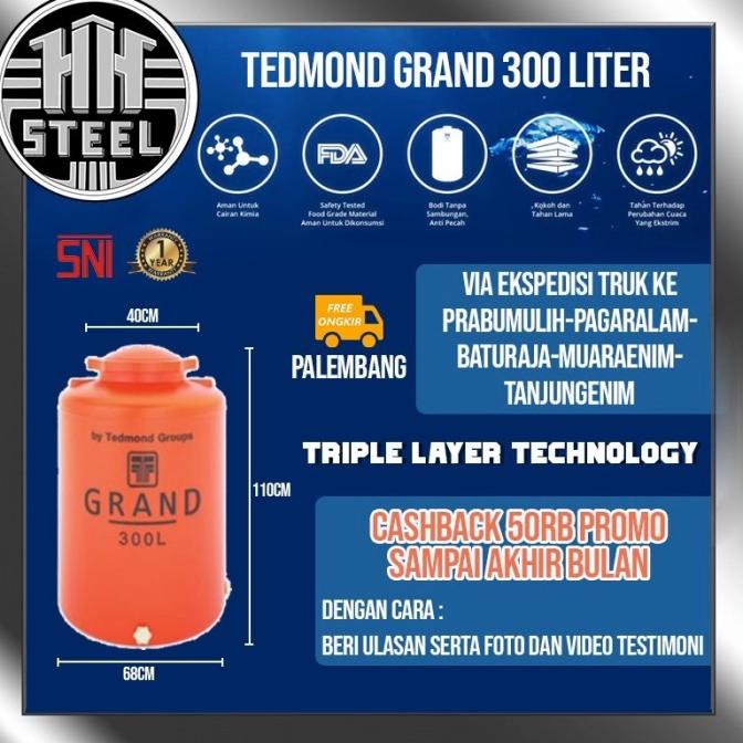 Jual populer] Tangki tanki Tandon Toren air Tedmon Tedmond Grand SNI ...