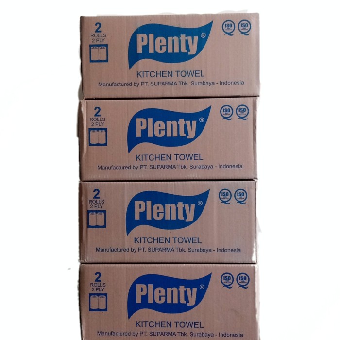 Jual 1 Karton Tissue Plenty Kitchen Towel Roll Tisu Dapur Isi 6 Pack ...