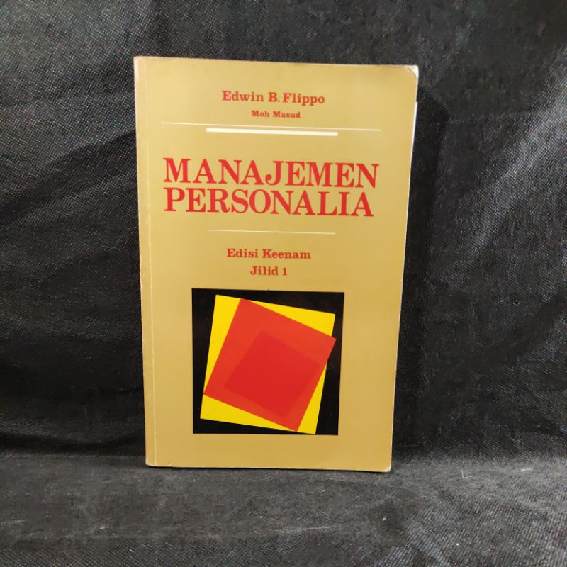 Jual Buku Manajemen Personalia, Edwin B.Flippo, Moh Masud, Edisi Keenam ...