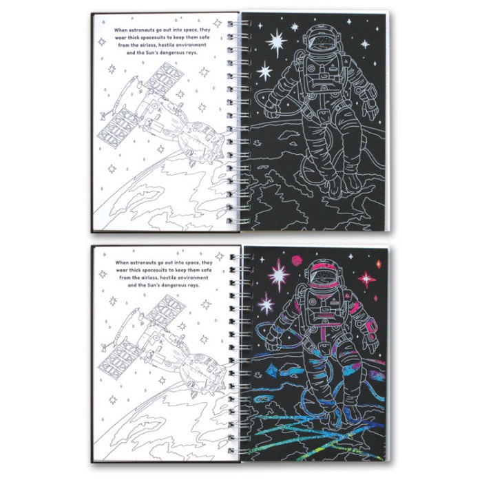 Jual Buku Mewarnai Anak Tema Space Astronaut Luar Angkasa Coloring Book ...