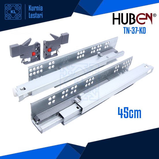 Jual Rel Laci Tandem Klip On Full Extension HUBEN TD-27 TN 37 45cm ...