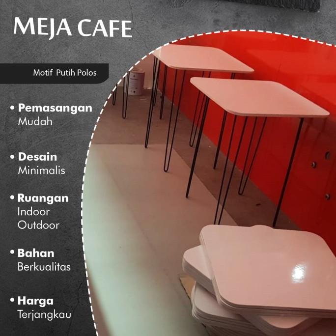 Jual Meja Cafe Minimalis Meja Kafe Persegi Kotak Diameter 60cm Tinggi ...