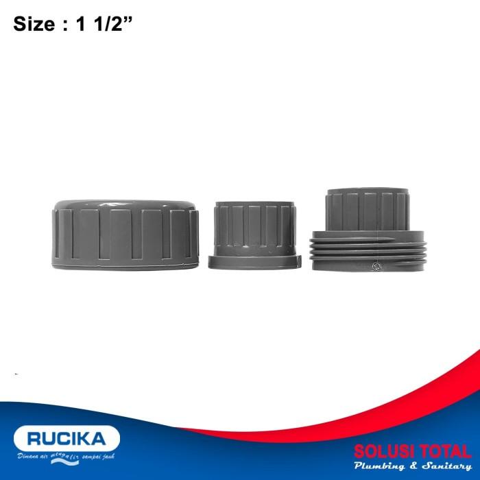 Jual Water Mur Moor Drat 1 1/2" Union Thread Aw 1 1/2 Inch Pvc Rucika ...
