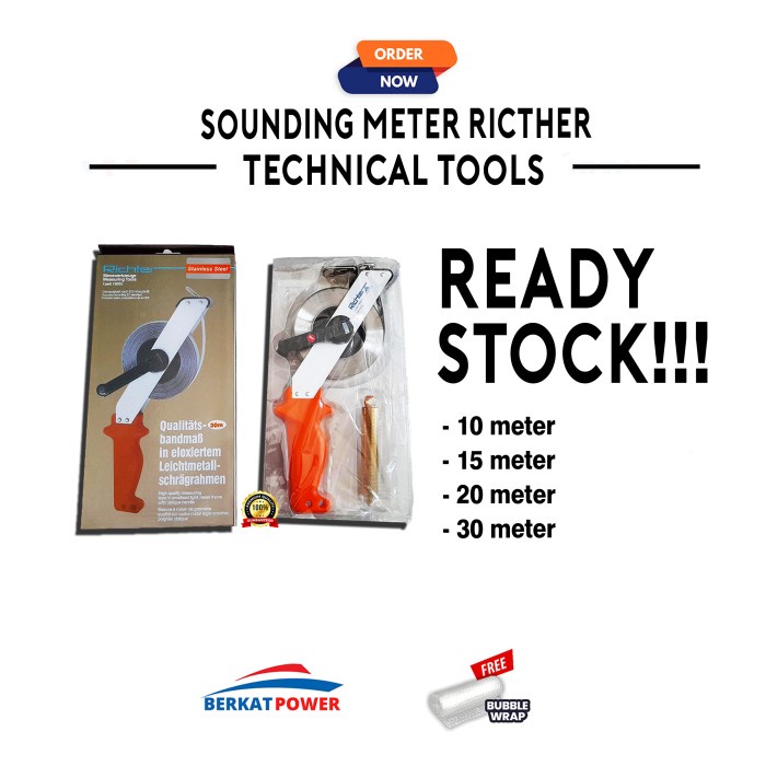 Jual Sounding Meter / Meansuring Tape Ricther | Shopee Indonesia