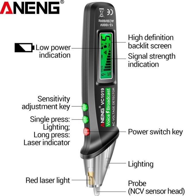 Jual PROMO Tespen Test Pen Listrik Digital Bunyi Alat Cek Kabel Putus ...