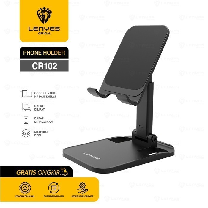 Jual EJ710 LENYES CR102 Folding Holder Meja Stand HP Lipat Portable ...