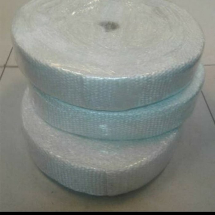 Jual Fiberglass Pita 4"Inch / Fiber Glass Tape Tahan Panas Rollan ...