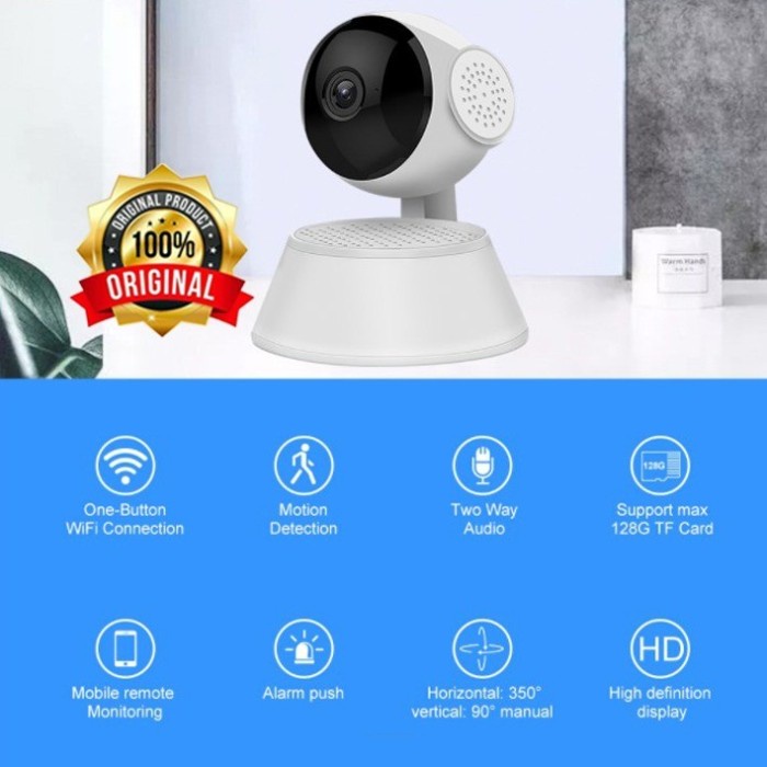 Jual ip cam camera kamera cctv wifi wireless v380 smart wifi cctv ...