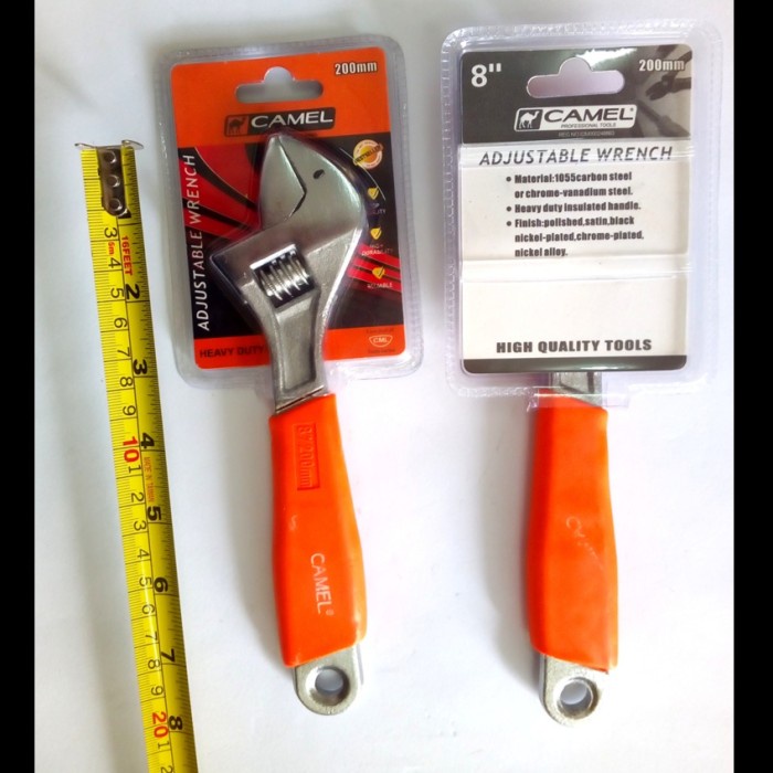 Jual New Kunci Inggris 8" 10" 12" Heavy Duty Camel Adjustable Wrench ...