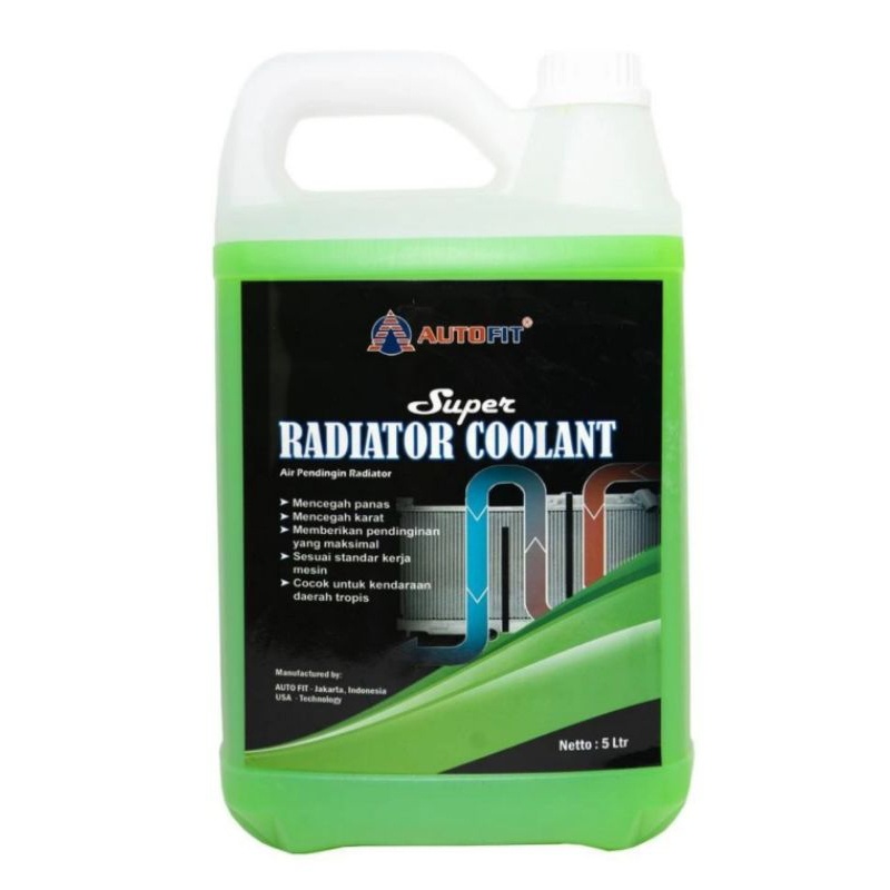 Jual Air Radiator Coolant Merah Dan Hijau Untuk Segala Merk Mobil Isi 5 ...