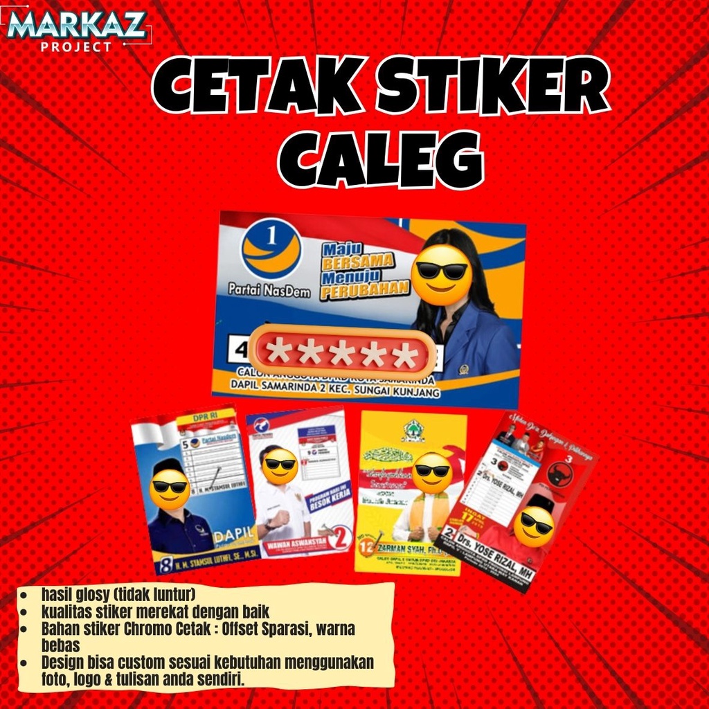 Jual CETAK STIKER CALEG / PARTAI KAMPANYE PEMILU PILPRES | Shopee Indonesia Jual CETAK STIKER CALEG / PARTAI KAMPANYE PEMILU PILPRES | Shopee Indonesia