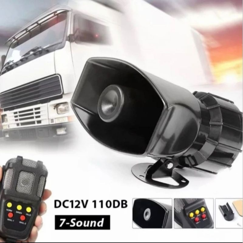 Jual Klakson Sirine Toa 7 Suara Mobil Dan Motor Patroli Polisi ...