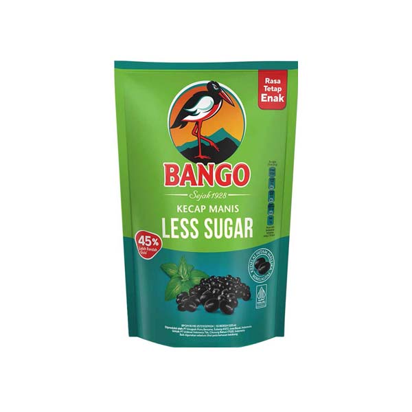 Jual BANGO KECAP MANIS LESS SUGAR 520 ML | Shopee Indonesia