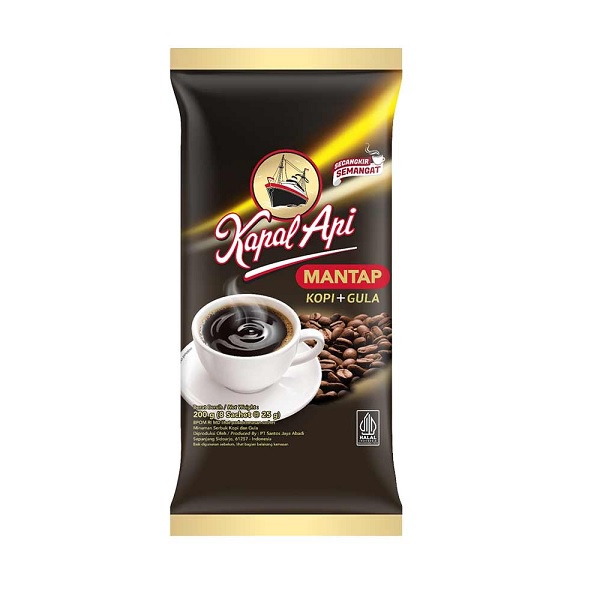 Jual KAPAL API RASA MANTAP+GULA 8'S X 25 GR | Shopee Indonesia