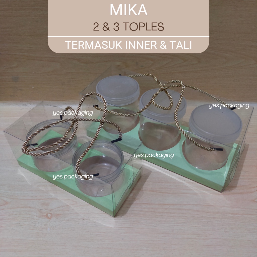 Jual RLB [3 TOPLES] MIKA TALI BOX KOTAK HAMPERS KUE KERING TOPLES DRT ...