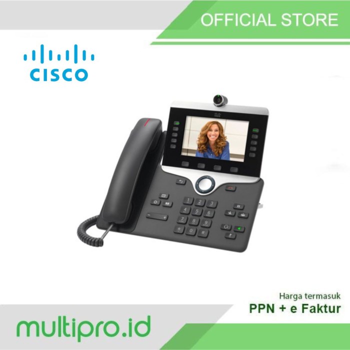 Jual CISCO IP PHONE 8800 SERIES CP-8845-K9 - SNTC 1 TAHUN | Shopee Indonesia