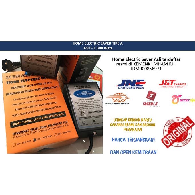 Jual Penghemat listrik - Home Electric Saver Original Tipe A 450-1300 ...
