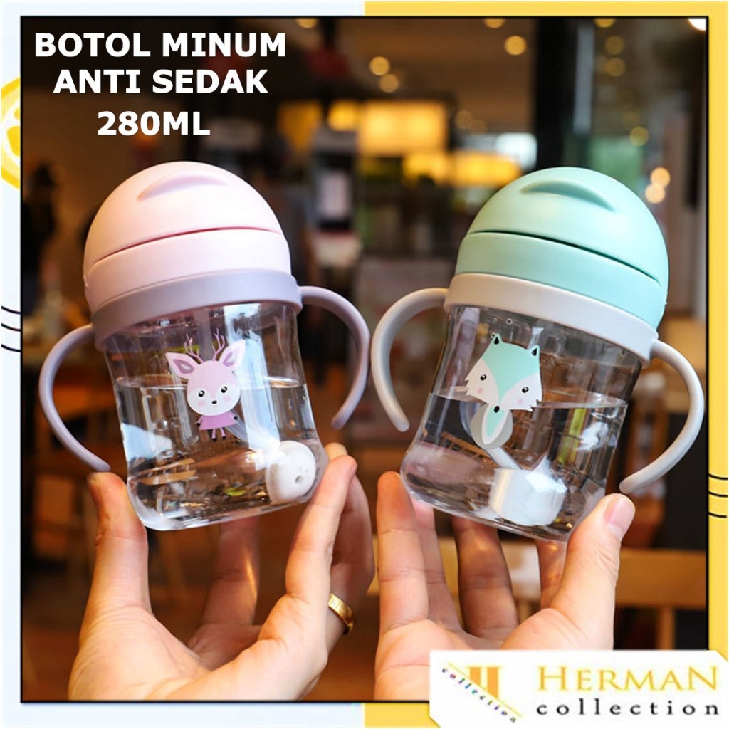 Jual HC Botol Minum Anak Viral 280ML Botol Air Minum Anak Bayi Karakter ...