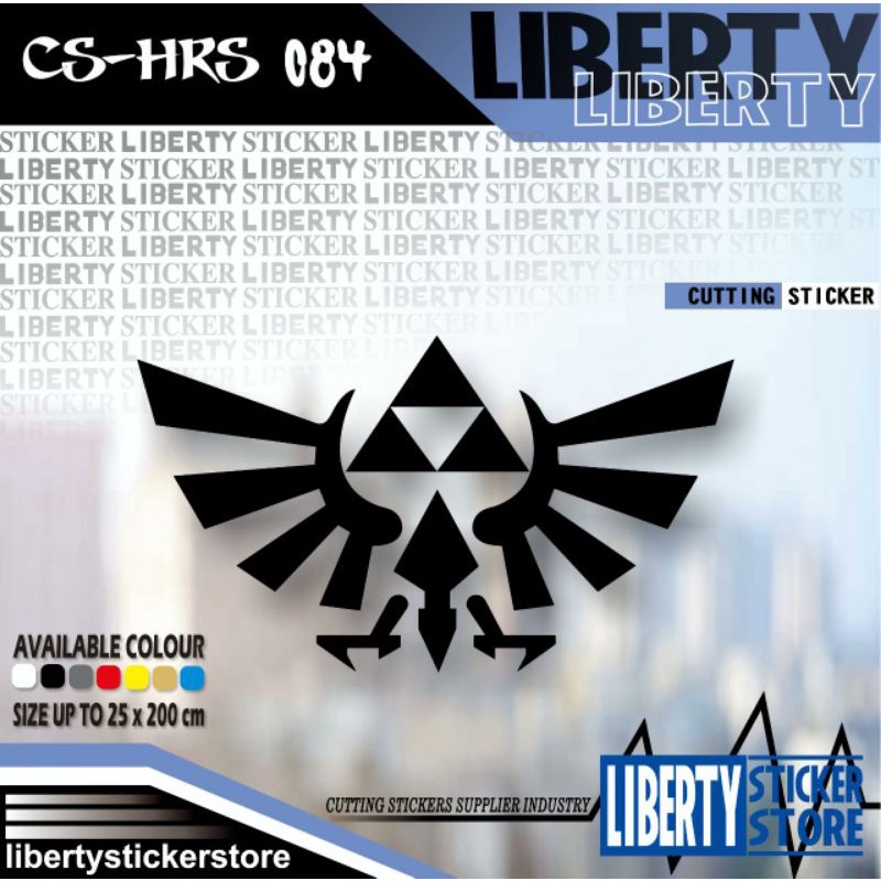 Jual Cutting Sticker Zelda Tri Force| Cutting Stiker Zelda Tri force ...