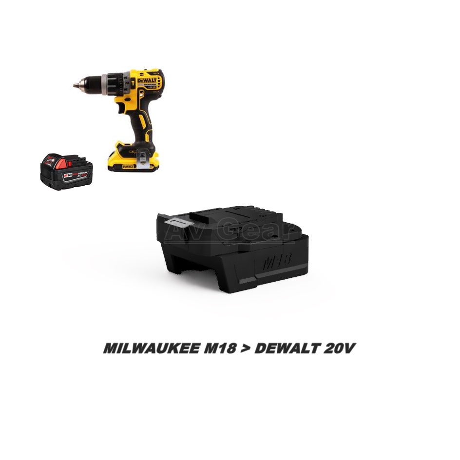 Jual Adapter Dewalt | Milwaukee M18 ke Dewalt | Shopee Indonesia