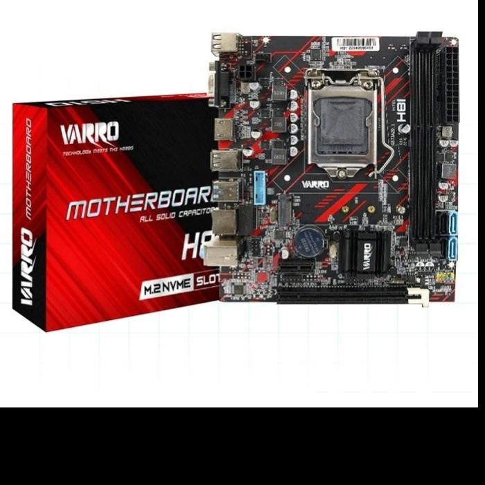 Jual VARRO H81M PRO S1 MOTHERBOARD INTEL H81 LGA 1150 DDR3 M.2 NVME M-ATX | Shopee Indonesia