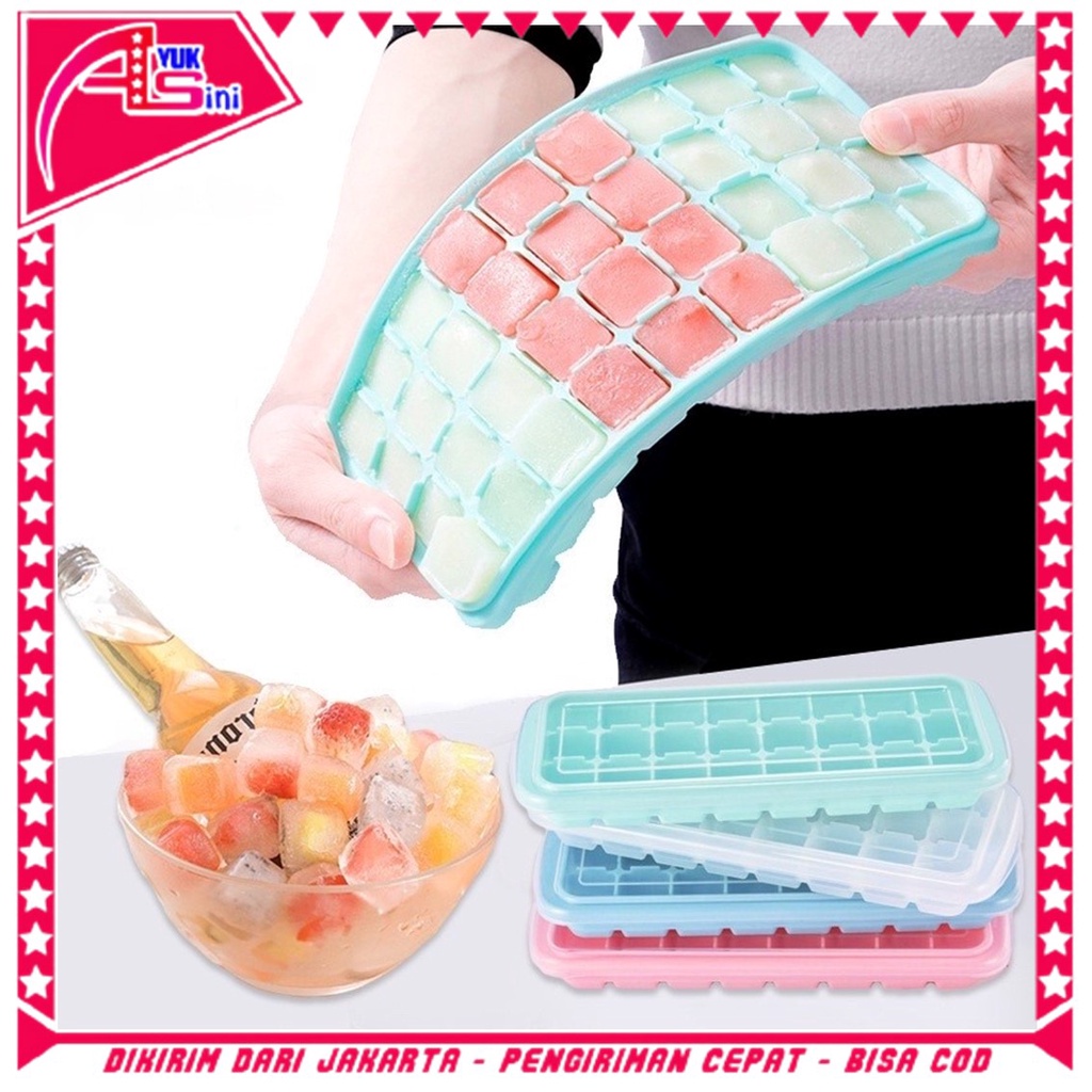 Jual AS 24 36 160 SEKAT KOTAK Cetakan Es Batu Cokelat Jelly Silicone ...
