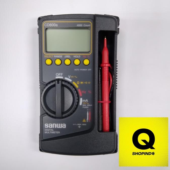 Jual SANWA CD800a/CD 800a Multimeter Multitester Avometer Digital ...