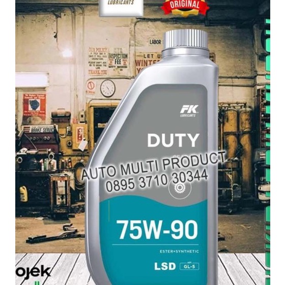 Jual Baru OLI, OLI FK, MOBIL, MOTOR, GARDAN, DUTY LSD GEAR 75W90 GL-5 ...