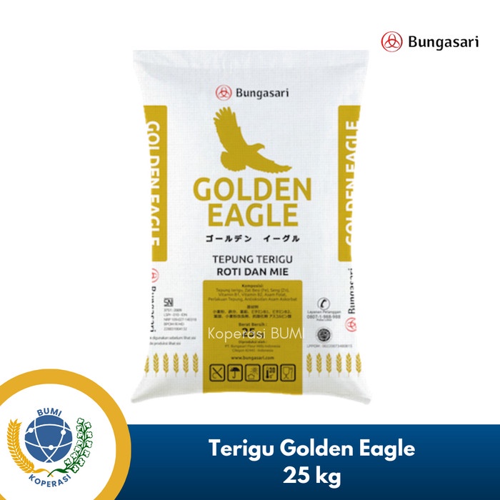 Jual Tepung Terigu Bungasari Golden Eagle 25 Kg | Shopee Indonesia