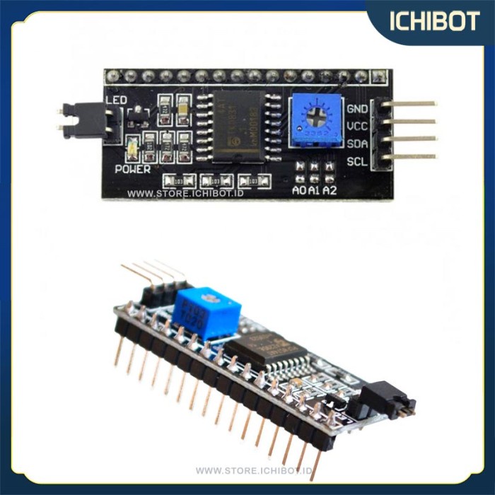 Jual I2C Serial Interface LCD 16x2 Serial Interface untuk LCD 16x2 ...
