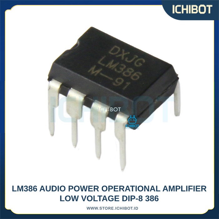 Jual LM386 Audio Power Operational Amplifier Low Voltage DIP-8 386 ...