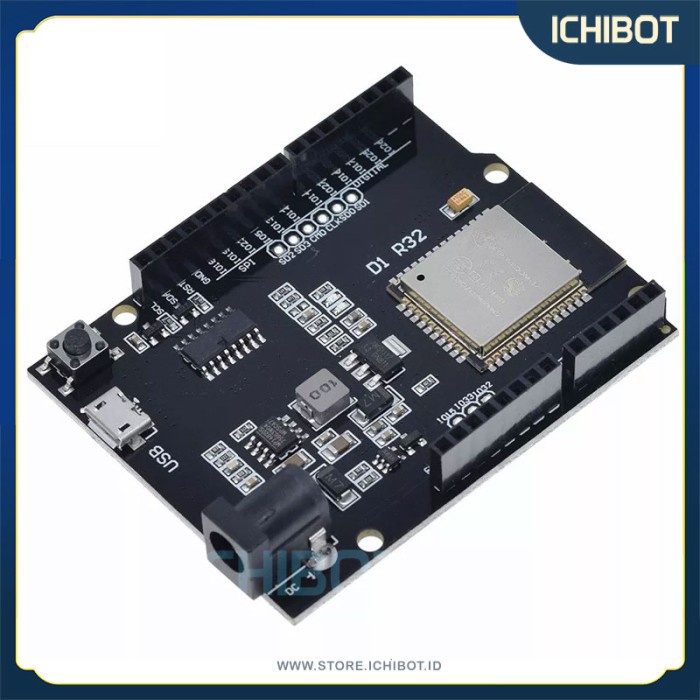 Jual WEMOS UNO D1 R32 WiFi Bluetooth ESP32 Development Board 4MB Flash | Shopee Indonesia