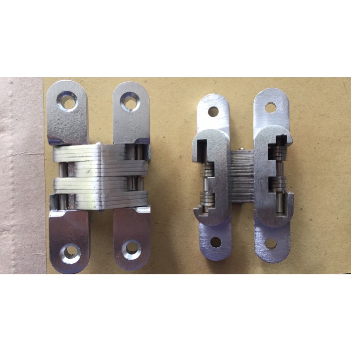 Jual Engsel Tanam Meja Lipat / Concealed Invisible Cross Hinge (9,5 Cm ...