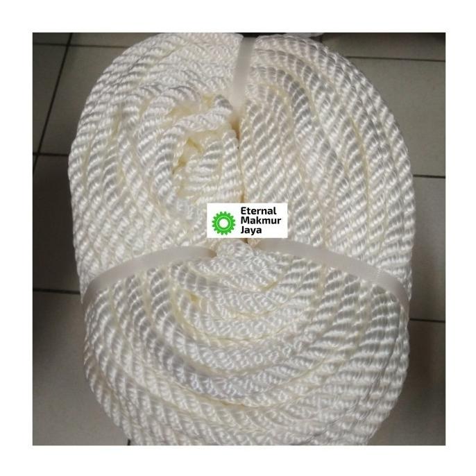 Jual Tambang tali Nylon 12mm x 220m Per Roll tali nilon 3 Strand type ...