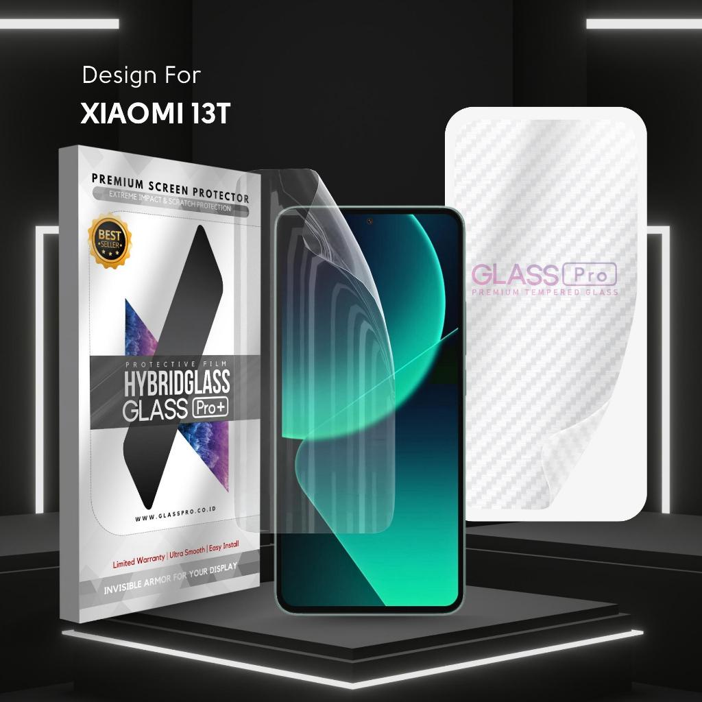 Jual Hybrid Glass Premium Anti Gores Hydrogel Xiaomi 13T Full Cover Screen Protector Glass Pro ...