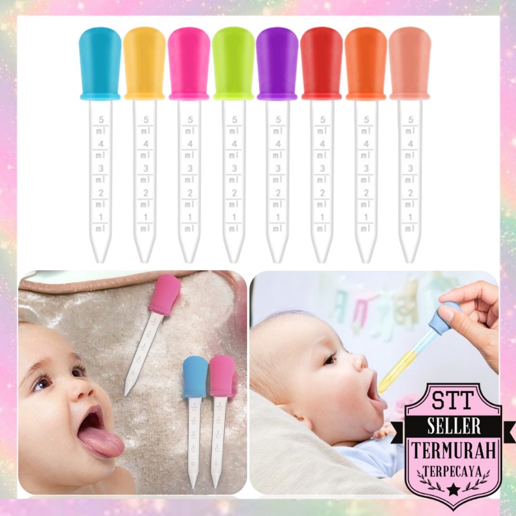 Jual STT Pipet Tetes Obat Bayi 5ml Feeder Dropper Ukuran 5 ml Alat ...