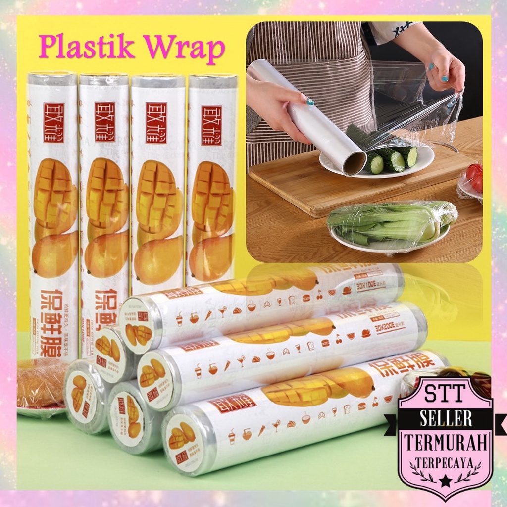 Jual STT Plastik Wrap Pembungkus Makanan 30cm x 10mtr Food Wrapping ...