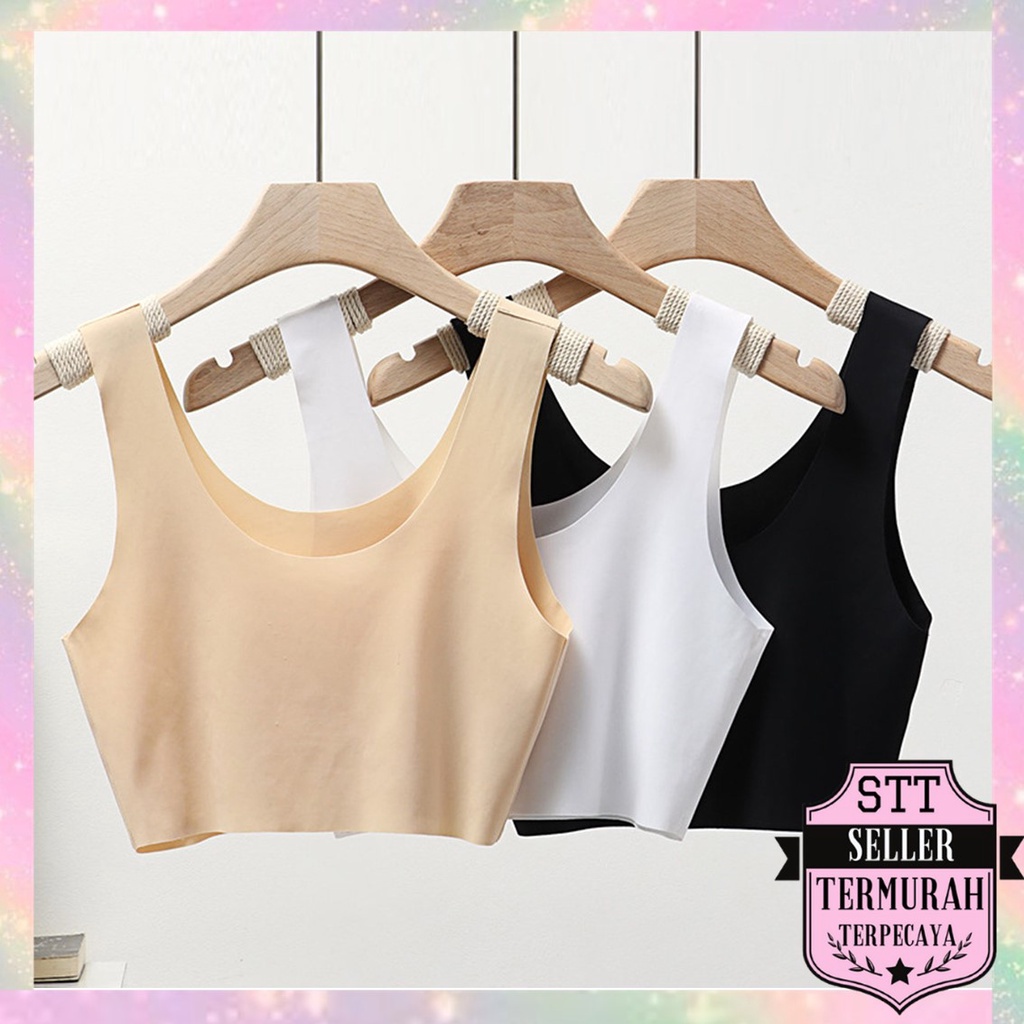 Jual STT Singlet Wanita 6571 Motif Polos Tanktop Bra Pakain Dalam ...