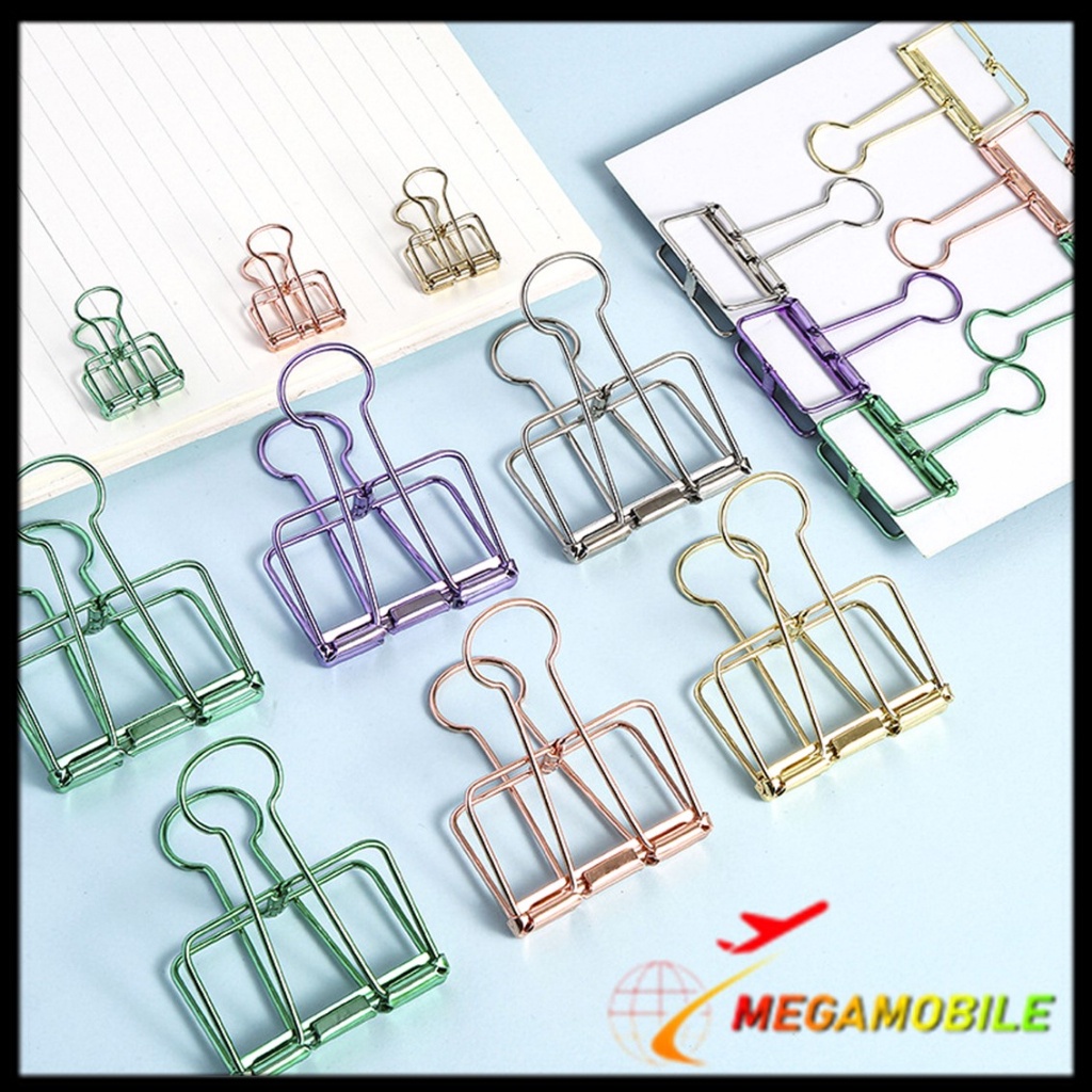Jual MM - Paper Clip Besi Warna-Warni Klip Penjepit Buku Bahan Metal ...