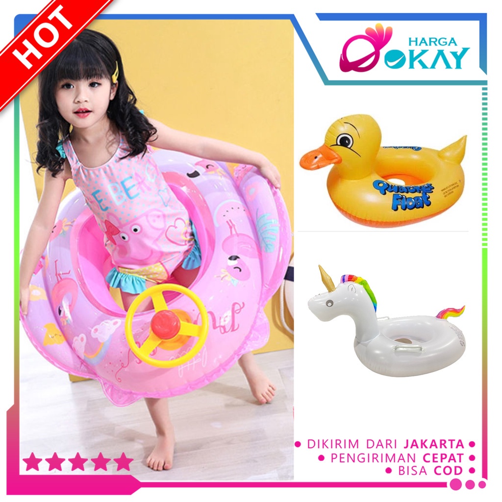 Jual HO Ban Renang Anak Karakter Quacker Float Children pool Pelampung ...