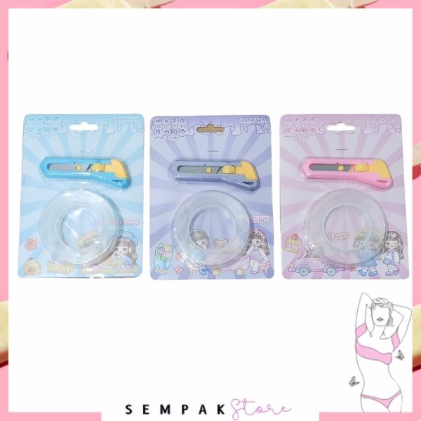 Jual SS Cutter Mini Portable Dan Double Tape Gel 2 In 1 Kater Kecil ...
