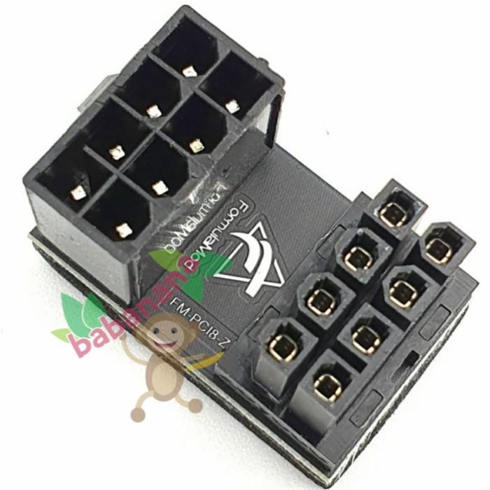 Jual PCIE 8 PIN VGA 180 DEGREE ADAPTER ELBOW SIKU SOCKET VGA 8PIN ...