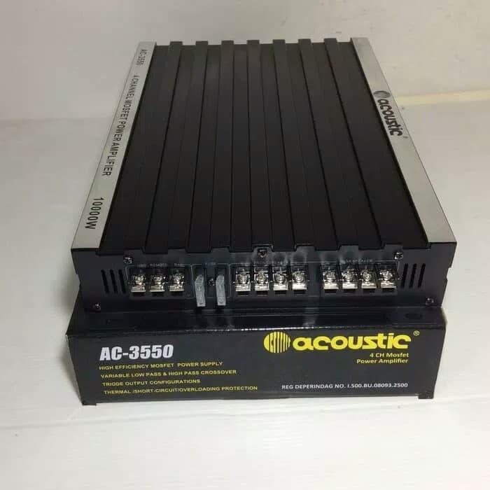 Jual POWER AMPLIFIER MOBIL 4CHL MOSFET ACOUSTIC AC-3550 | Shopee Indonesia