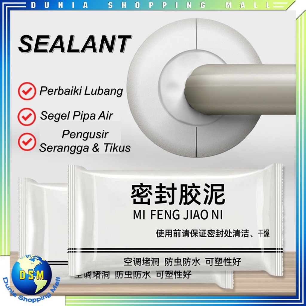 Jual DSM Sealant Dempul Tembok Dinding Instant Akan Mengeras Lem Pasta Elastis Penambal Lubang ...