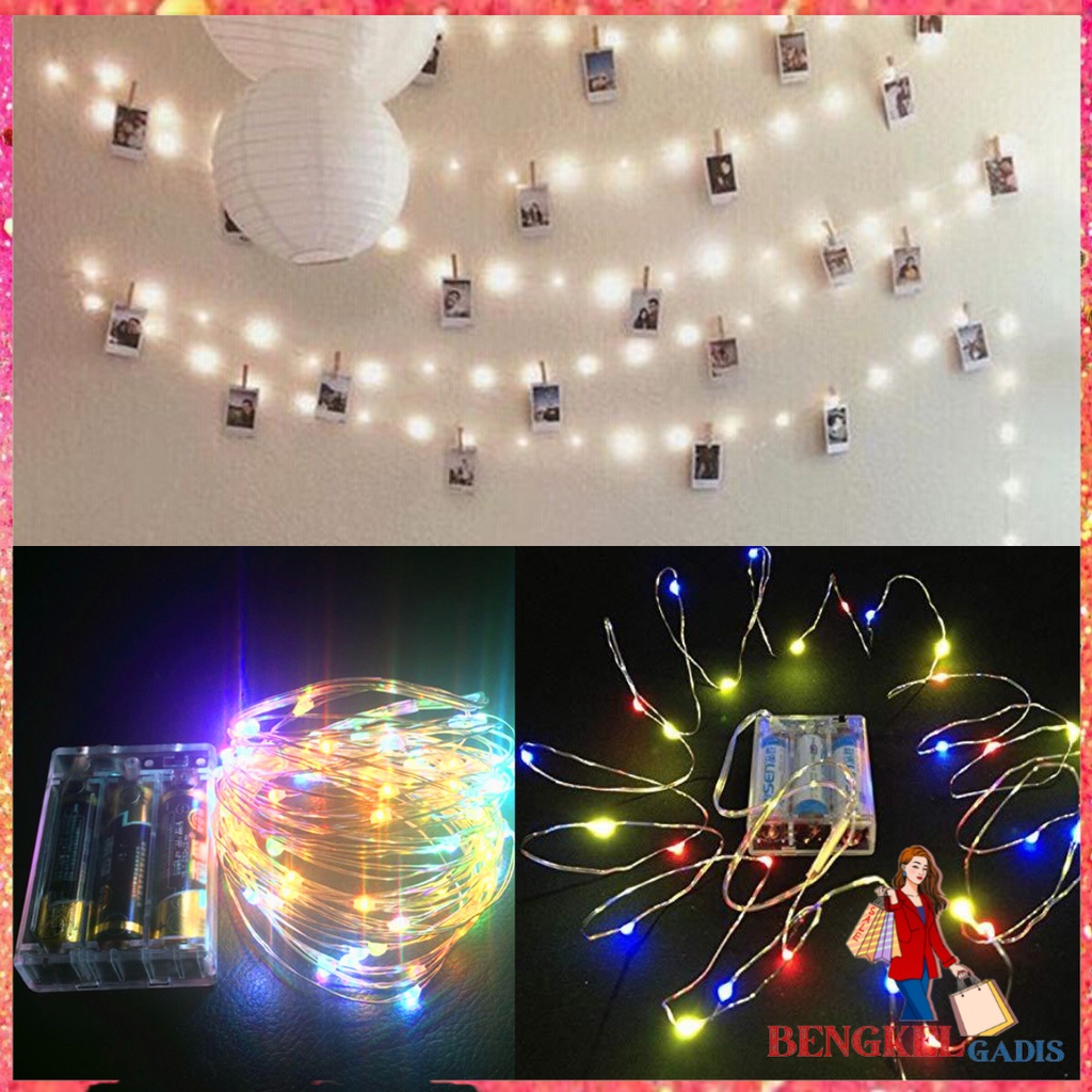 Jual BG Lampu Tumblr Kawat Mini 10 Meter 100 LED Lampu Hias Tumbler ...