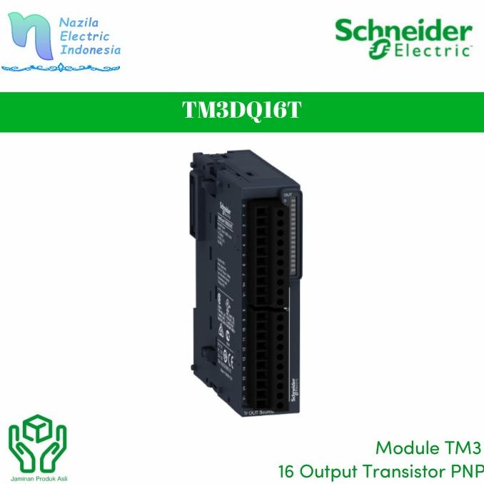 Jual Schneider Modicon TM3DQ16T TM3 16 Output Transistor PNP Original | Shopee Indonesia