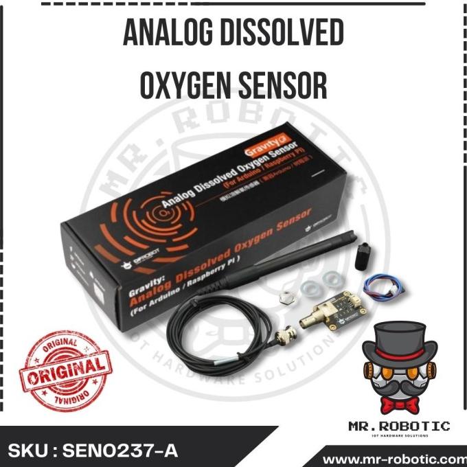 Jual Dfrobot Analog Dissolved Oxygen Sensor Meter Kit For Arduino 8902