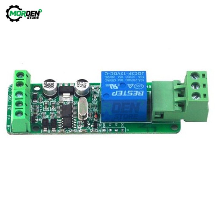 Jual Modbus Rtu Rs485 Relay Module 5V 12V 1 2 4 8 Channel Ttl ...