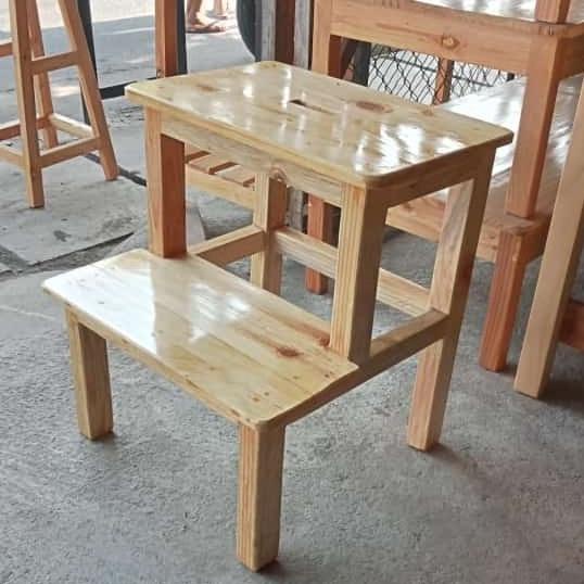 Jual Step stool kayu, kursi tangga,tangga dapur, | Shopee Indonesia