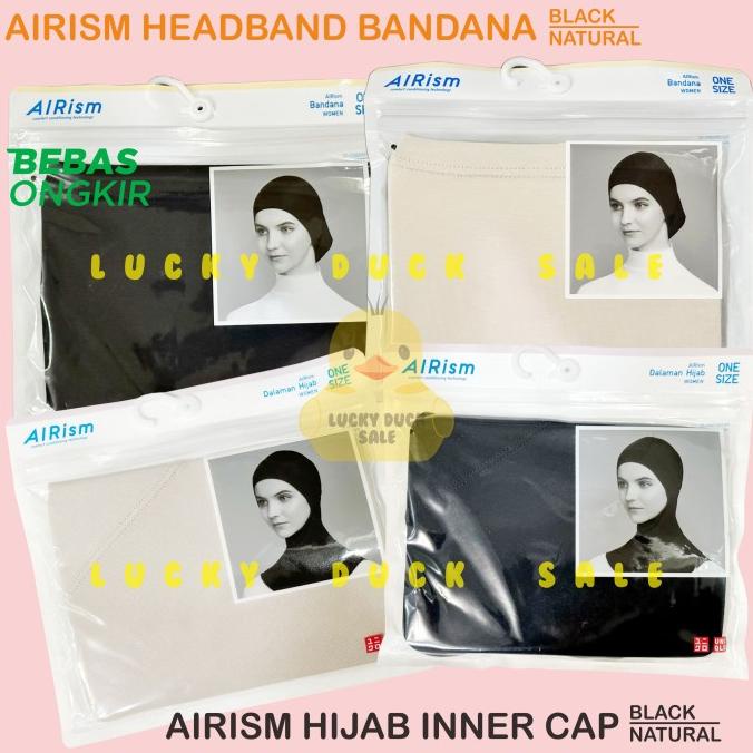 Jual UNIQLO Women Airism Hijab Headband Jilbab Ciput Ninja Kerudung ...